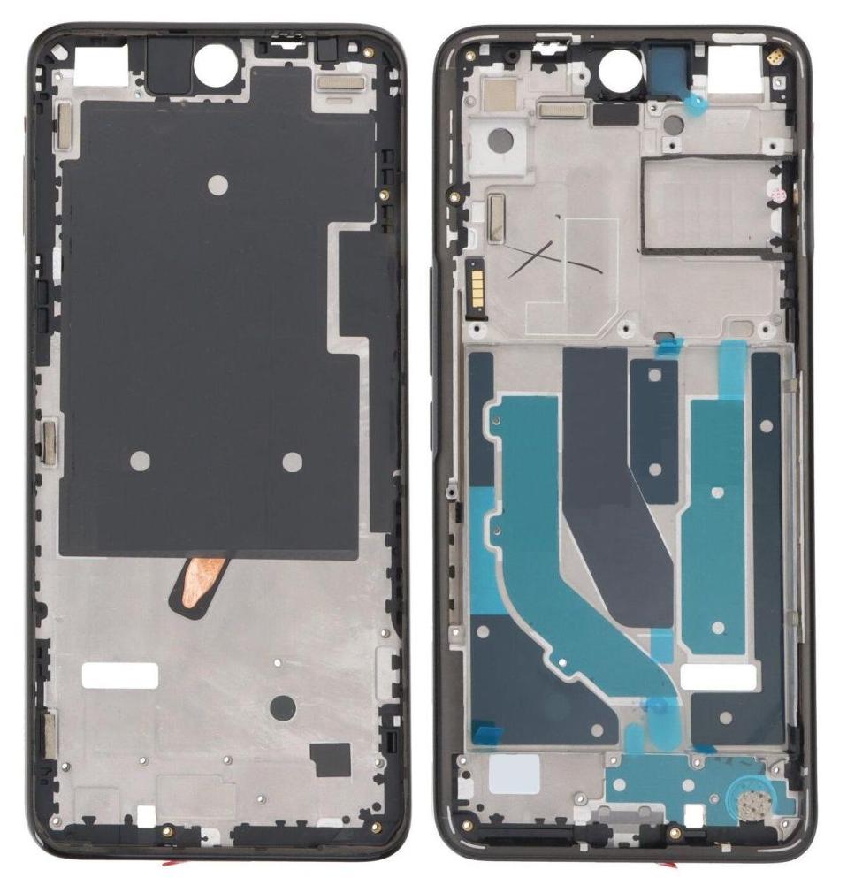 LCD Frame Middle Chassis for TCL 30 V 5G - Black by Maxbhi.com