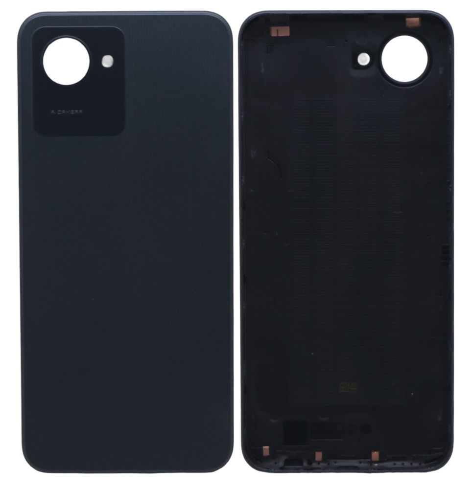 Back Panel Cover for Realme C30s - Black - Maxbhi.com
