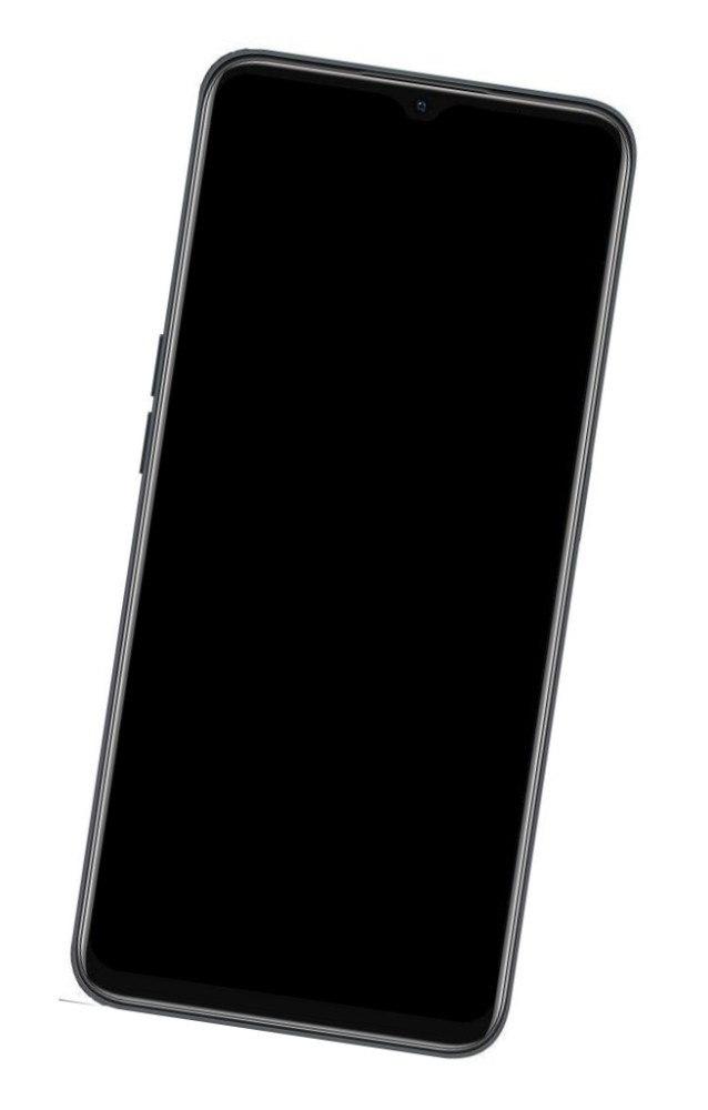 LCD Frame Middle Chassis for Realme 9i 5G - Blue by Maxbhi.com