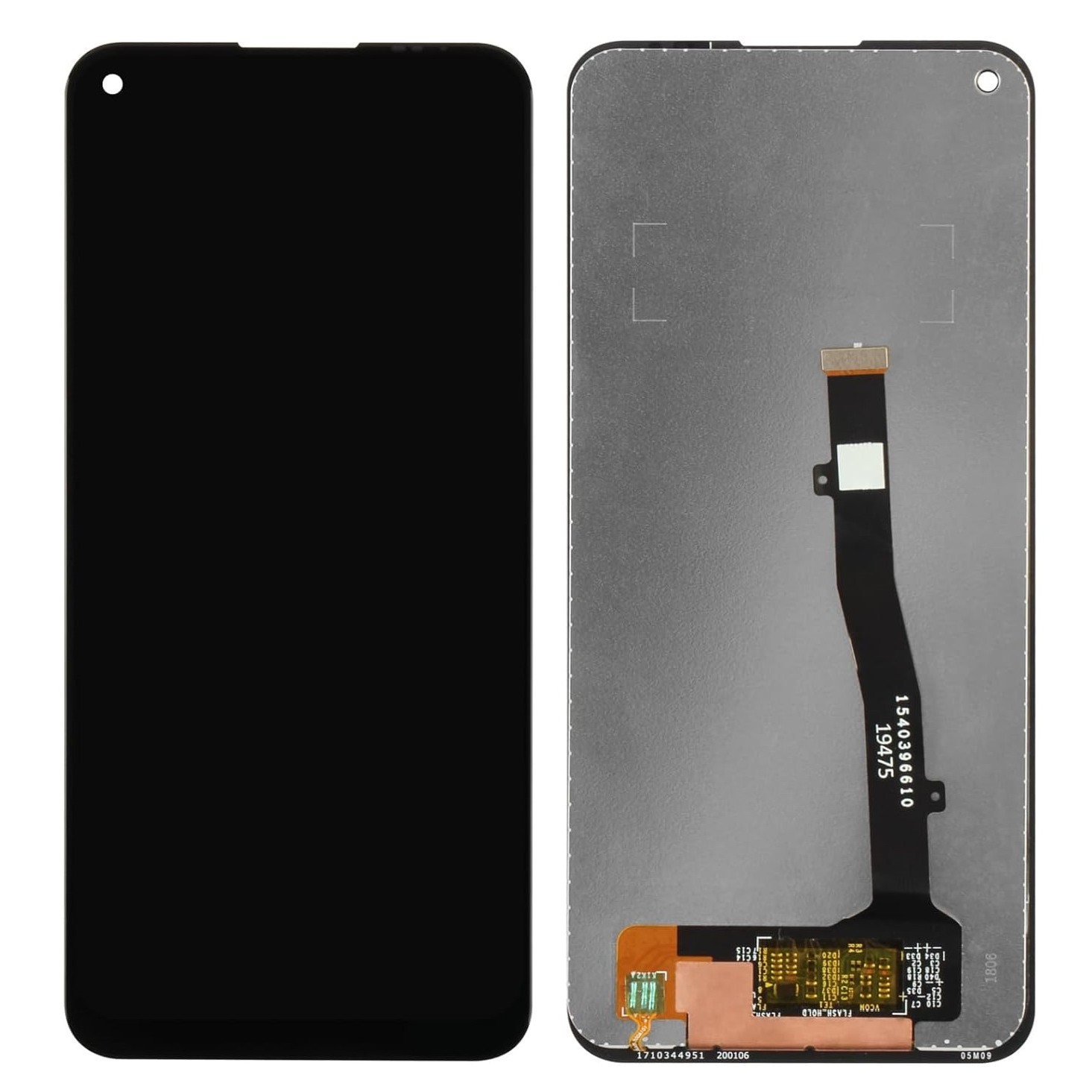 LCD with Touch Screen for ZTE Blade X1 5G - White by Maxbhi.com