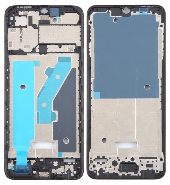 LCD Frame Middle Chassis for Tecno Spark Go 2023 - Black by Maxbhi.com
