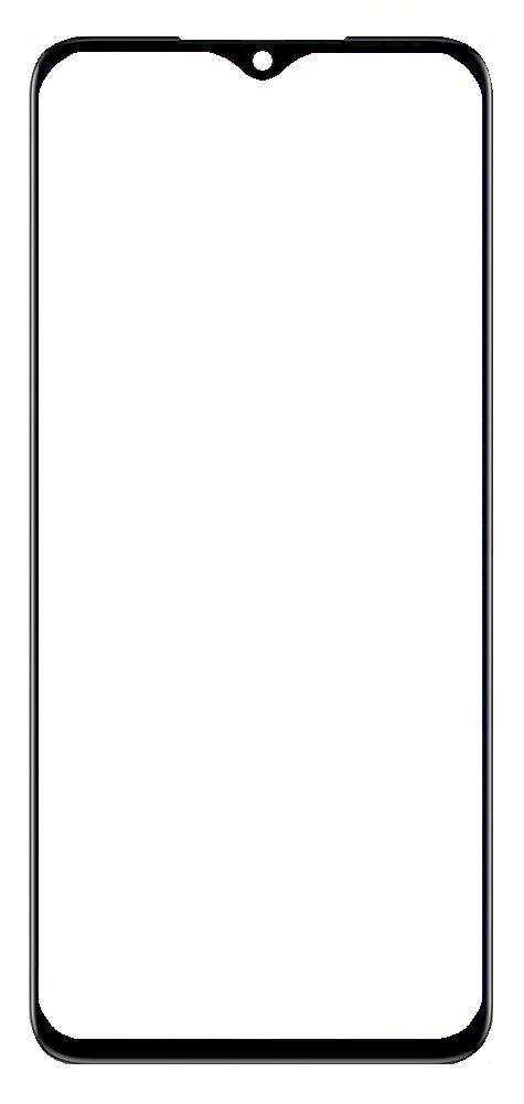 Replacement Front Glass for Tecno Pop 7 Pro - White by Maxbhi.com