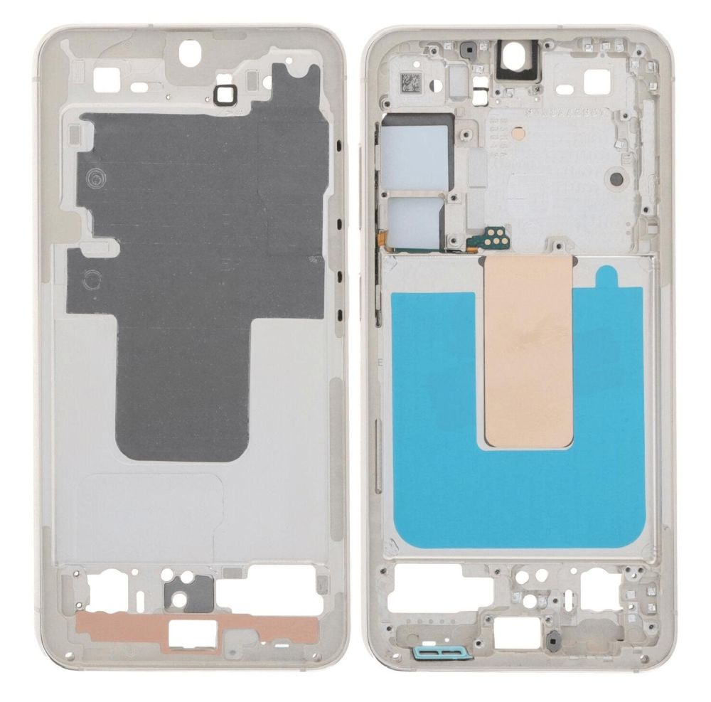 LCD Frame Middle Chassis for Samsung Galaxy S23 5G - White by Maxbhi.com