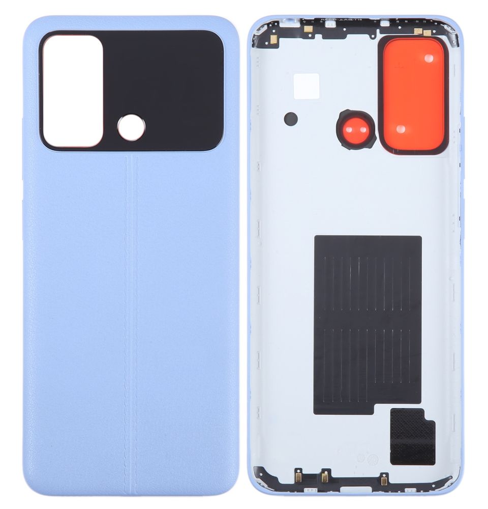 Back Panel Cover for Xiaomi Poco C55 - Blue - Maxbhi.com