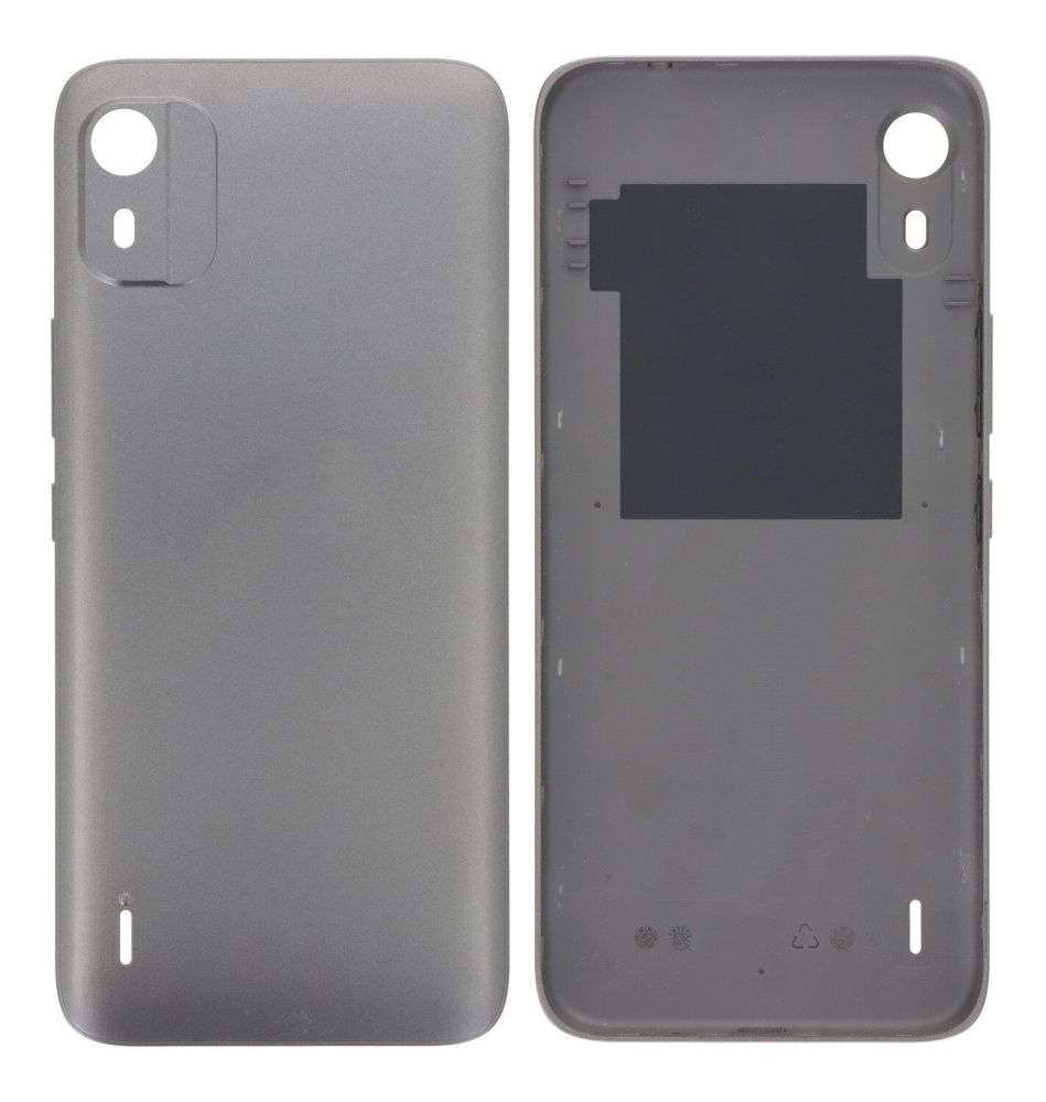 Back Panel Cover for Nokia C12 - Black - Maxbhi.com