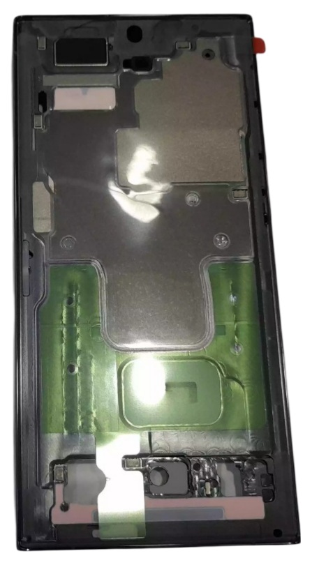 LCD Frame Middle Chassis for Samsung Galaxy S23 Ultra - Lime by Maxbhi.com