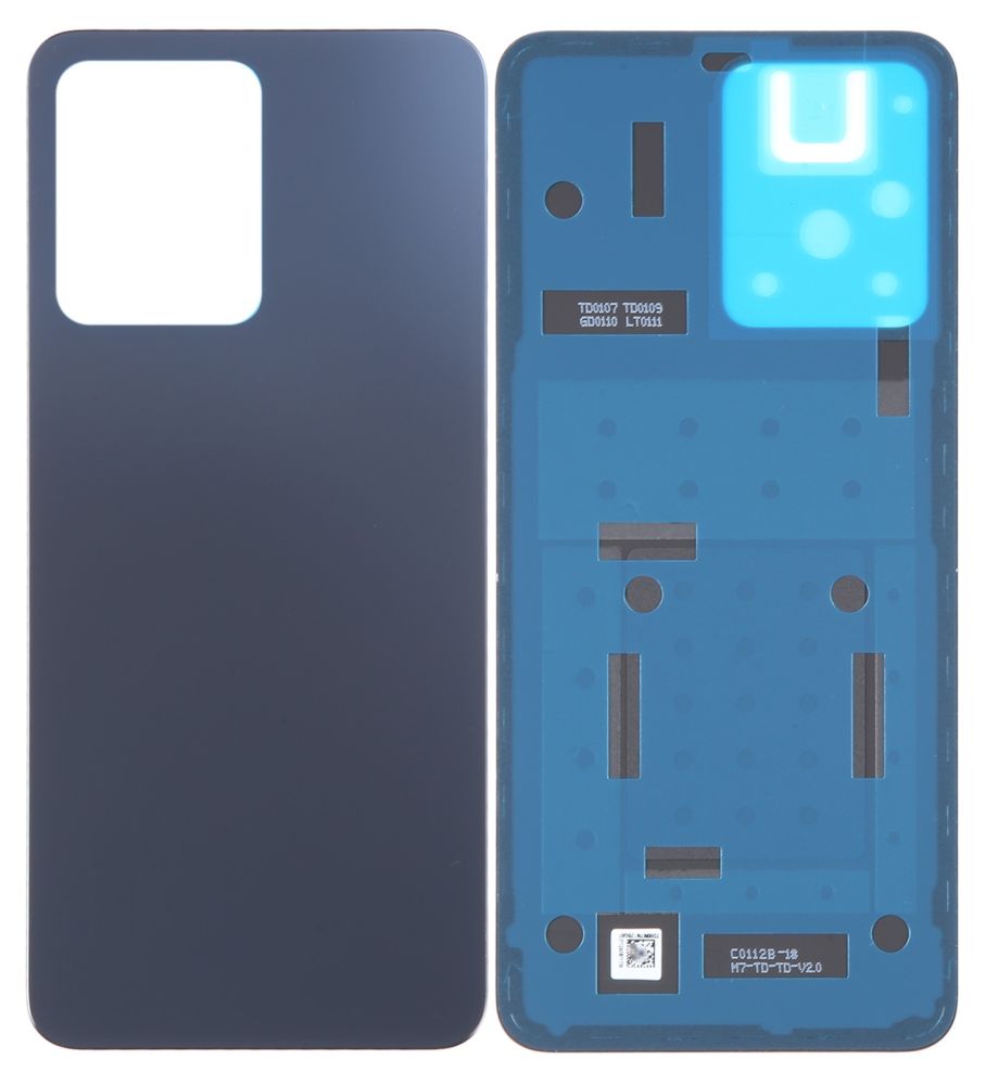 Back Panel Cover for Xiaomi Redmi Note 12 4G - Black - Maxbhi.com