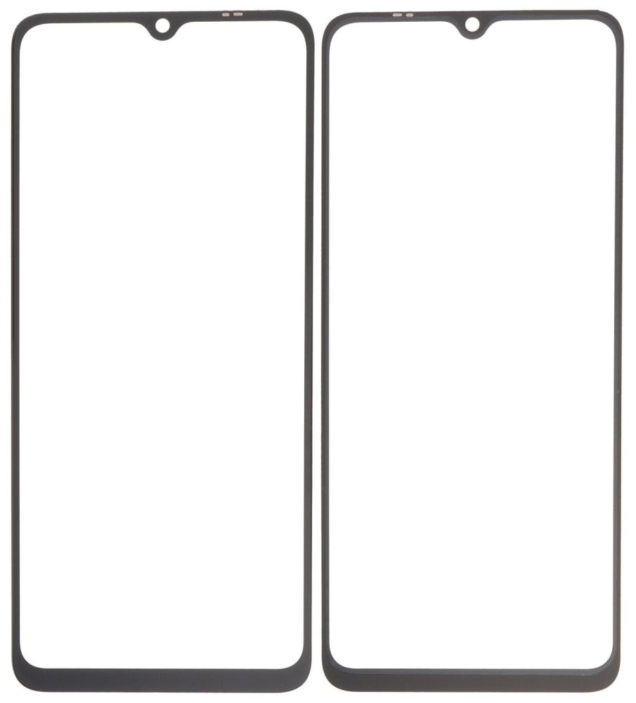 Replacement Front Glass for Xiaomi Redmi 12C - Black by Maxbhi.com