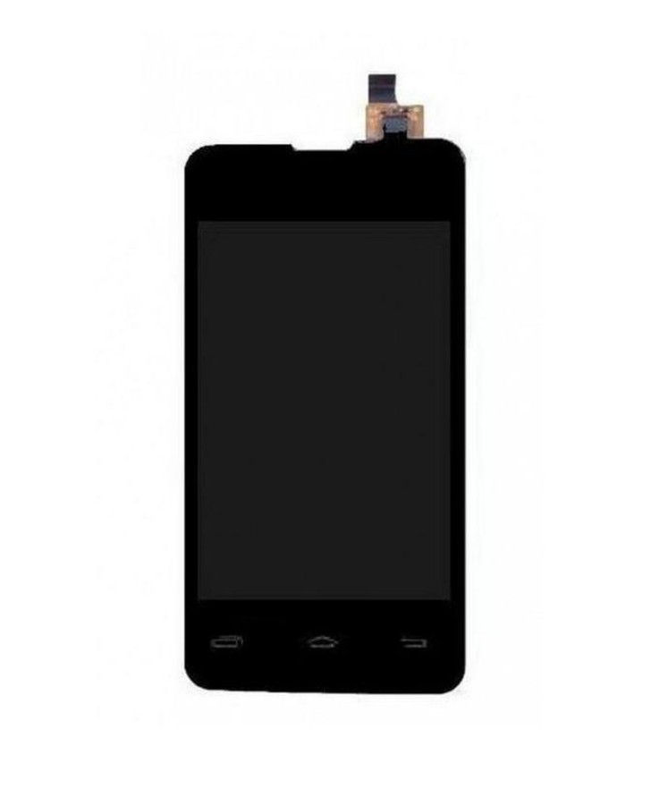 LCD with Touch Screen for Micromax Bolt A51 - Silver by Maxbhi.com