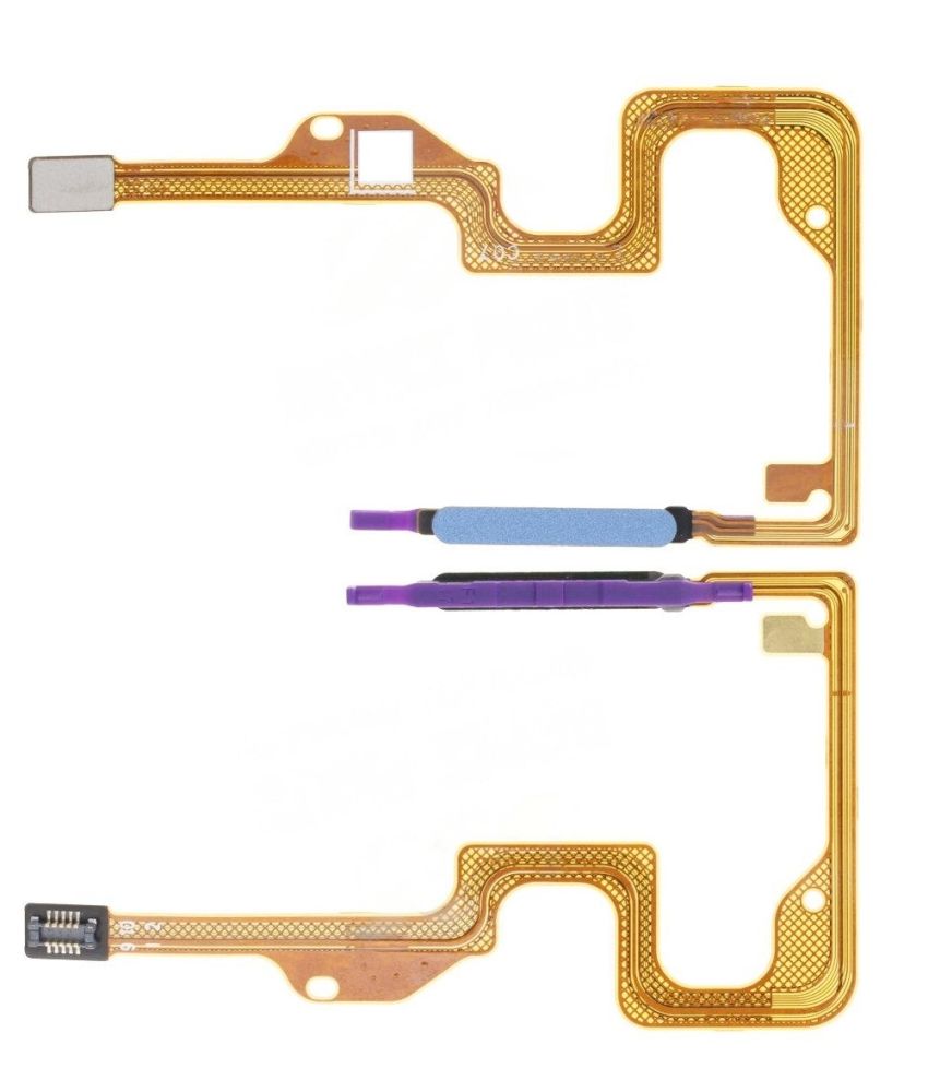 Fingerprint Sensor Flex Cable for Honor X7 Black by Maxbhi.com