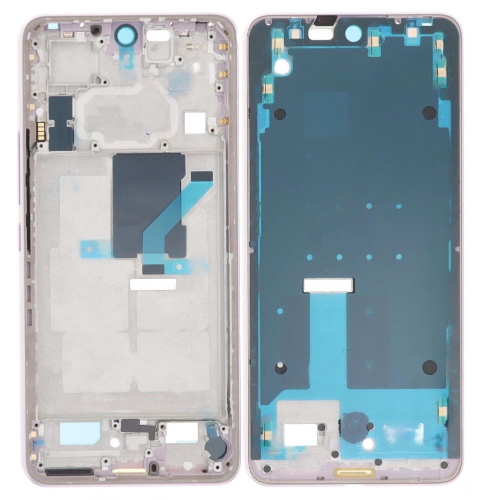 LCD Frame Middle Chassis for Xiaomi 12 Lite 5G - Pink by Maxbhi.com