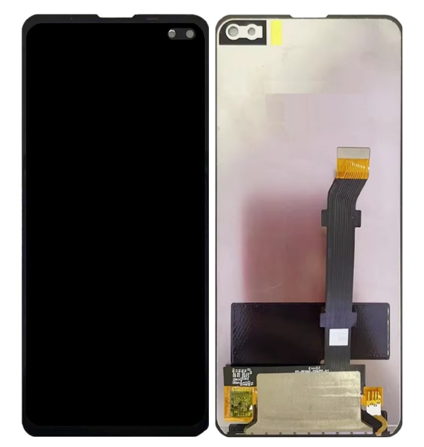 LCD with Touch Screen for Sharp Aquos Sense 4 Plus - White by Maxbhi.com