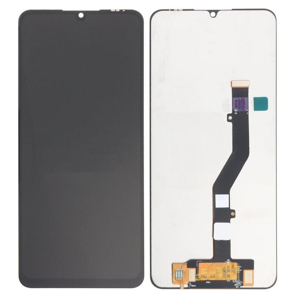 LCD with Touch Screen for ZTE Blade A72 - Grey by Maxbhi.com