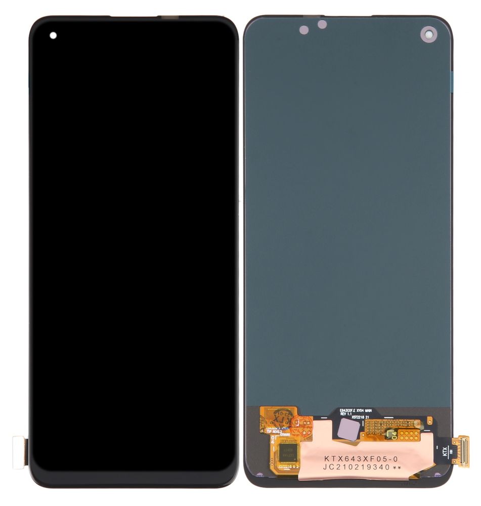 LCD with Touch Screen for Oppo Reno 6 Lite - Silver by Maxbhi.com