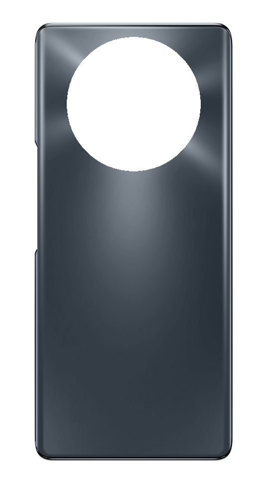 Back Panel Cover for Lava Agni 2 5G - Black - Maxbhi.com