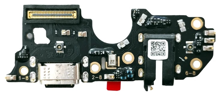 Charging Connector Flex PCB Board for Oppo F23 5G by Maxbhi.com