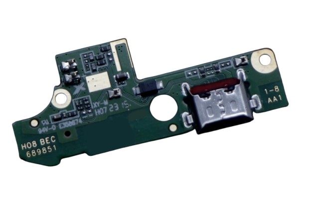 Charging Connector Flex PCB Board for Nokia C32 by Maxbhi.com