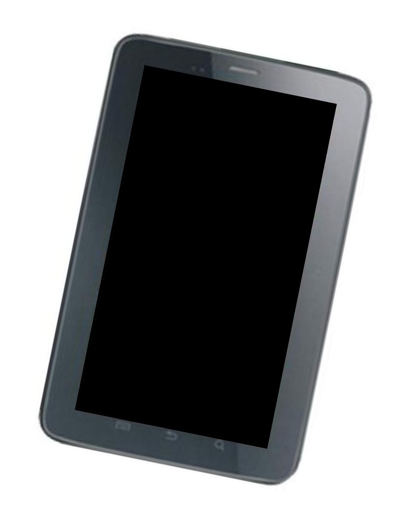 LCD Frame Middle Chassis for Swipe Legend Tab - White by Maxbhi.com