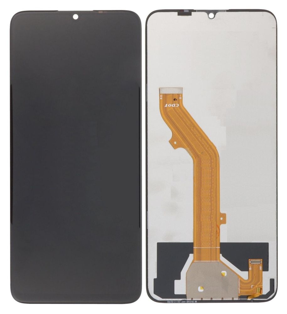 LCD with Touch Screen for TCL 40 SE - White by Maxbhi.com