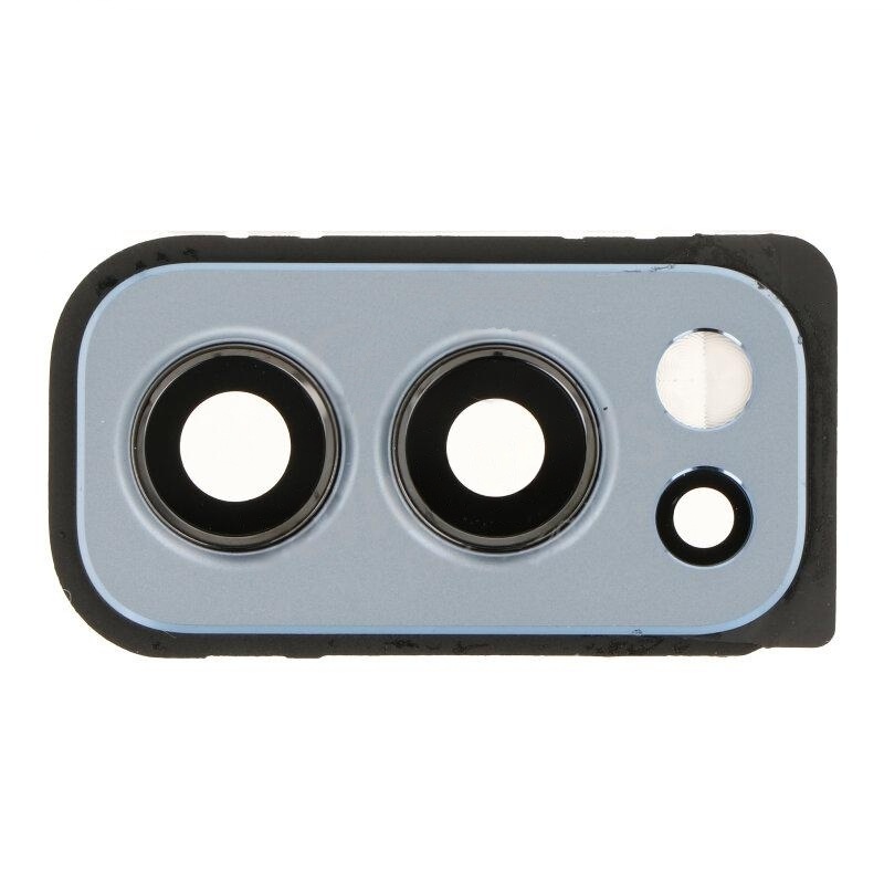 Camera Lens Glass with Frame for OnePlus Nord 2 5G Black by Maxbhi.com