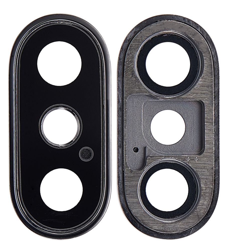 Camera Lens Glass with Frame for Apple iPhone XS Grey by Maxbhi.com