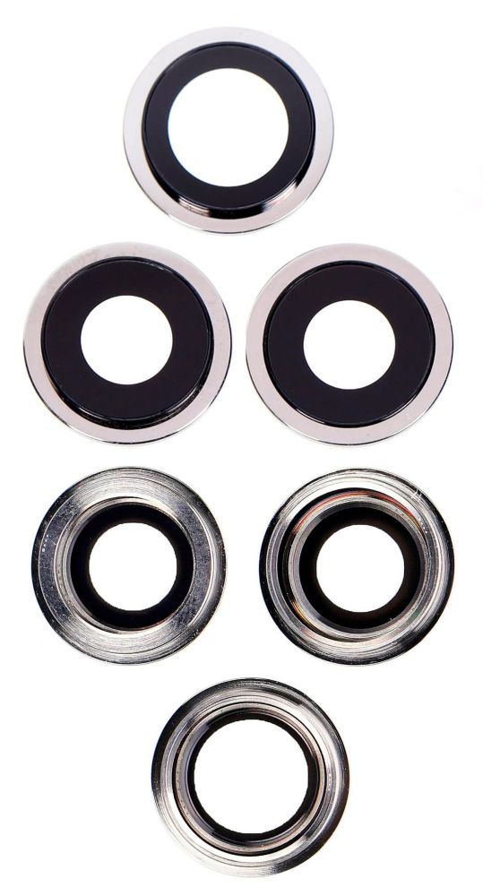 Camera Lens Glass with Frame for Apple iPhone 12 Pro Max White by ...