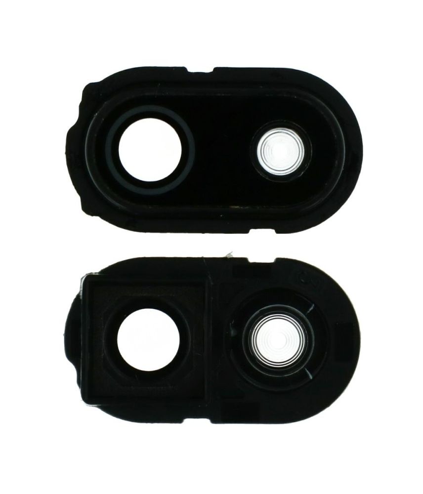 Camera Lens Glass with Frame for Xiaomi Redmi 7A Black by Maxbhi.com