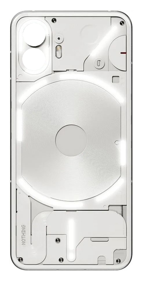 Back Panel Cover for Nothing Phone 2 - White - Maxbhi.com