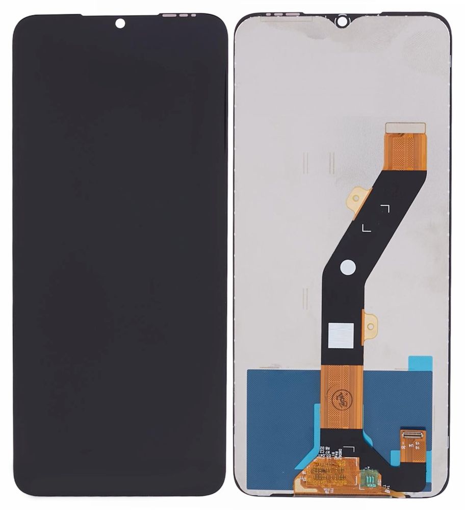 LCD with Touch Screen for Itel S23 - Black by Maxbhi.com