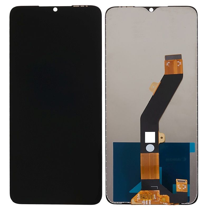 LCD with Touch Screen for Itel A60 - Black by Maxbhi.com