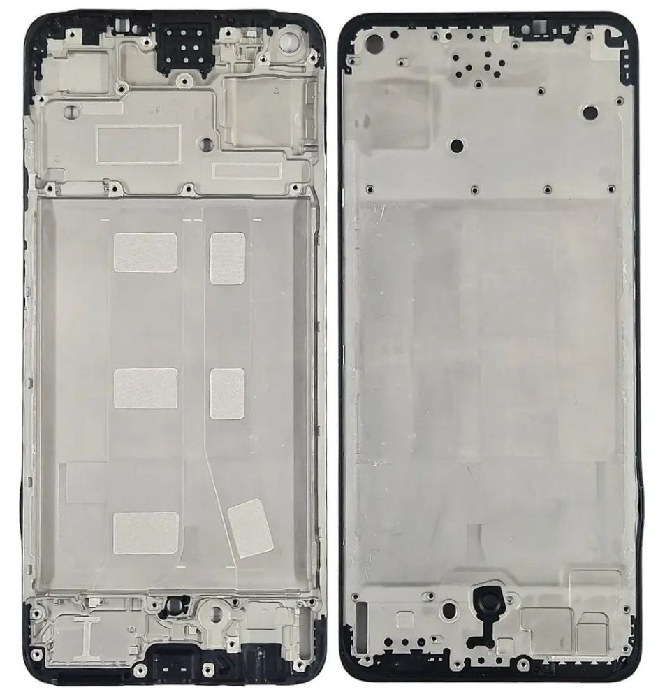 LCD Frame Middle Chassis for Oppo A78 4G - Black by Maxbhi.com