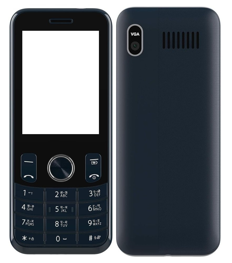 Full Body Housing for Lava 34 Ultra - Blue - Maxbhi.com