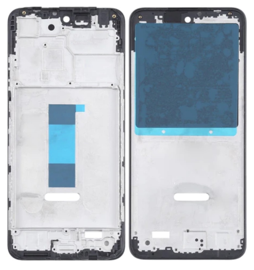 LCD Frame Middle Chassis for Xiaomi Redmi 12 5G - White by Maxbhi.com