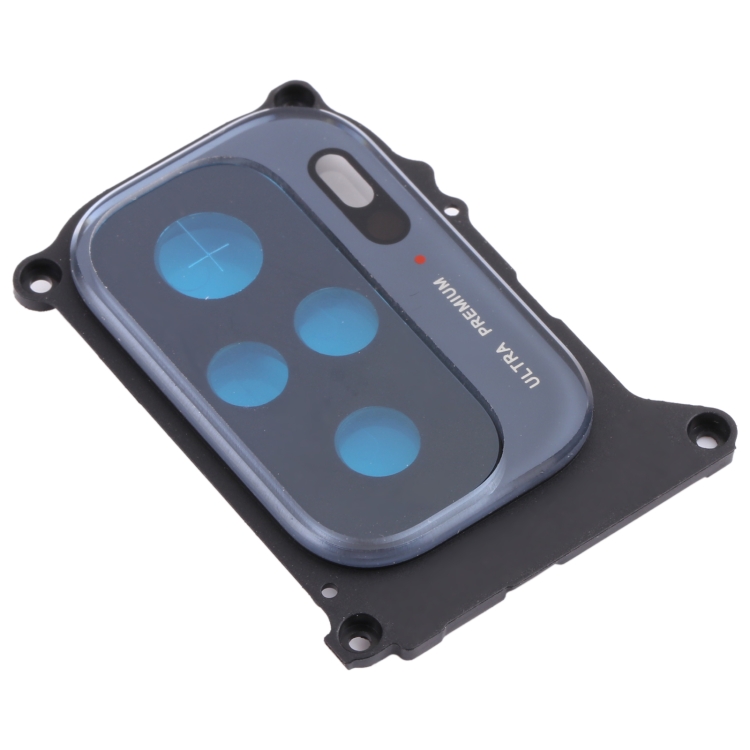 Camera Lens Glass with Frame for Xiaomi Redmi Note 10S Black by Maxbhi.com