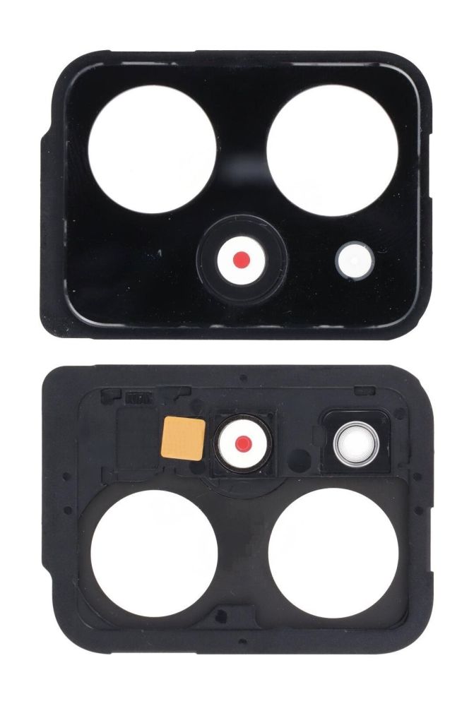 Camera Lens Glass with Frame for Xiaomi Poco X5 Pro 5G White by Maxbhi.com