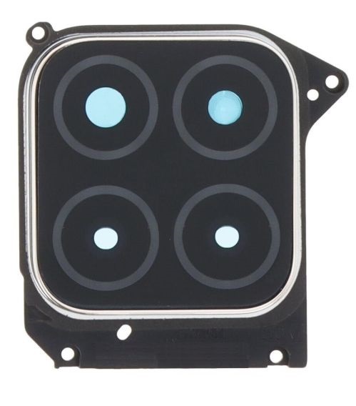 Camera Lens Glass with Frame for Honor X6 Black by Maxbhi.com