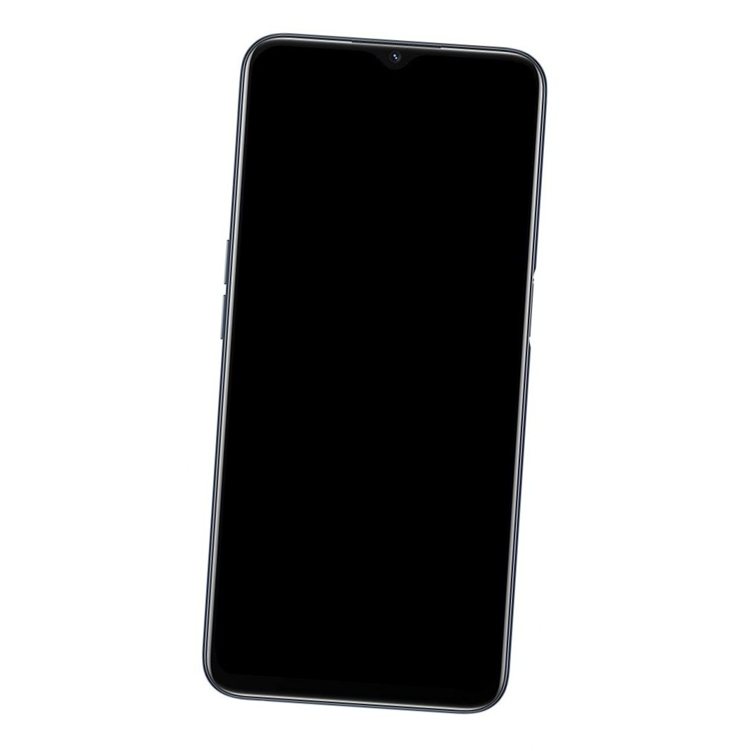 Camera Lens Glass with Frame for Oppo A54s Black by Maxbhi.com
