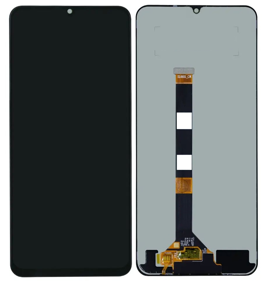 LCD with Touch Screen for Realme C51 - Black by Maxbhi.com