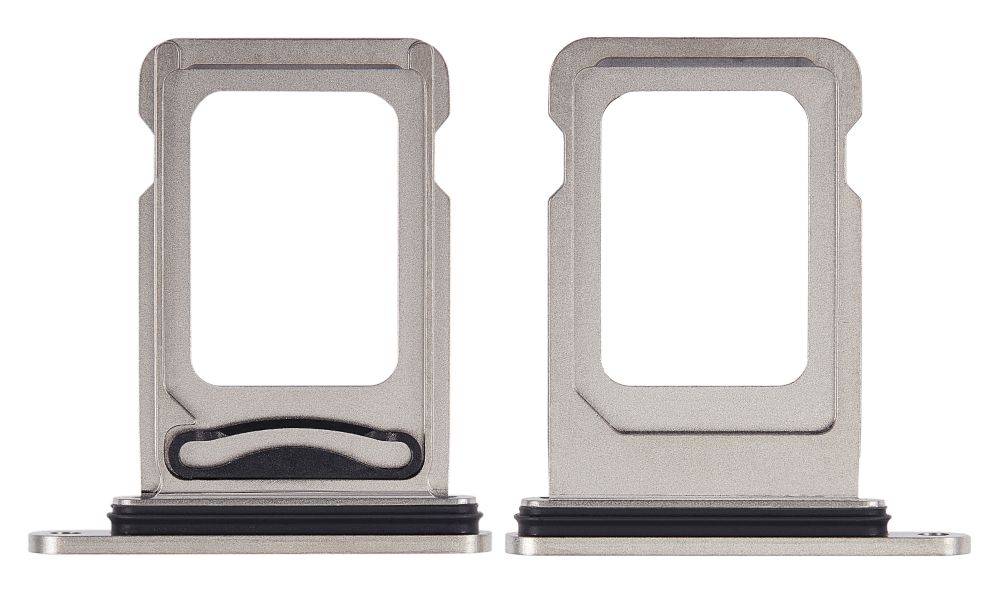 SIM Card Holder Tray for Apple iPhone 15 Pro - White - Maxbhi.com