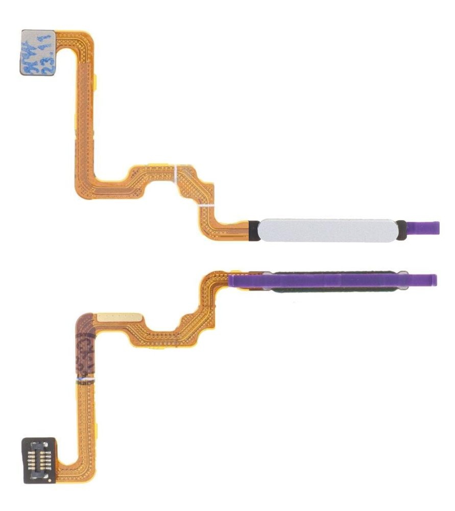 Fingerprint Sensor Flex Cable for Xiaomi Redmi 12 White by Maxbhi.com