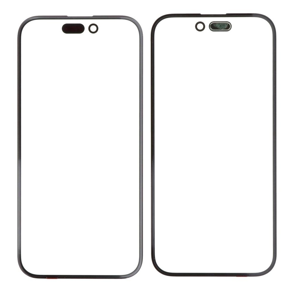 Replacement Front Glass for Apple iPhone 15 Plus - Black by Maxbhi.com