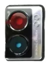 Camera Lens Glass with Frame for OPPO A57 5G White by Maxbhi.com