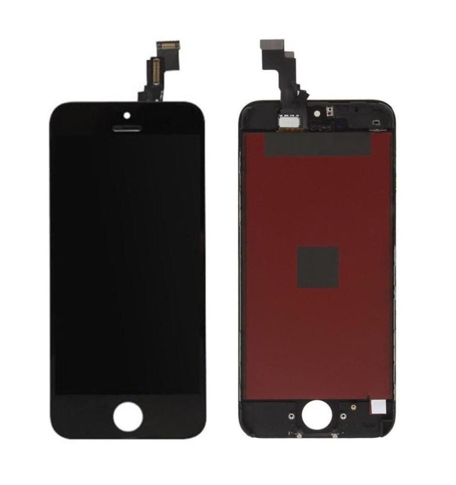 LCD with Touch Screen for Apple iPhone 5c CDMA 16GB - Black by Maxbhi.com