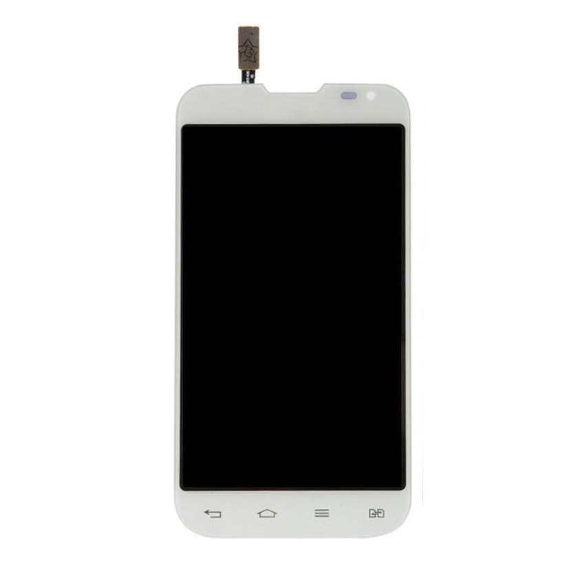 LCD with Touch Screen for LG L70 Dual D325 - White by Maxbhi.com