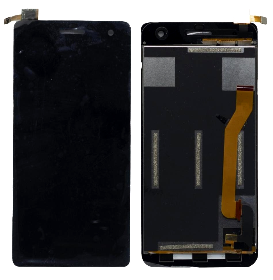 LCD with Touch Screen for Micromax A350 Canvas Knight - Black by Maxbhi.com