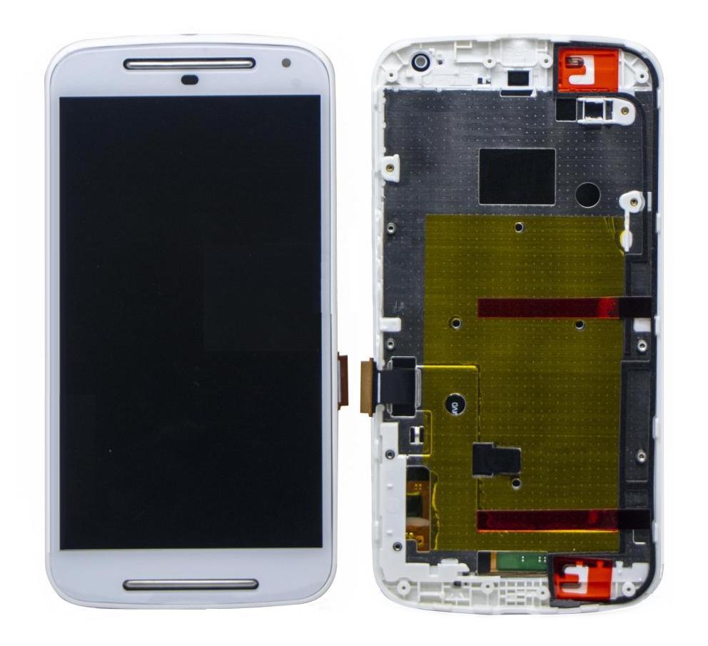 LCD with Touch Screen for Motorola Moto G - 2nd Gen - Dual SIM - White ...