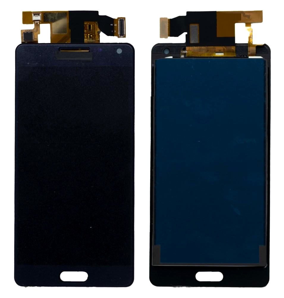 LCD with Touch Screen for Samsung Galaxy A5 A500FU - Black by Maxbhi.com
