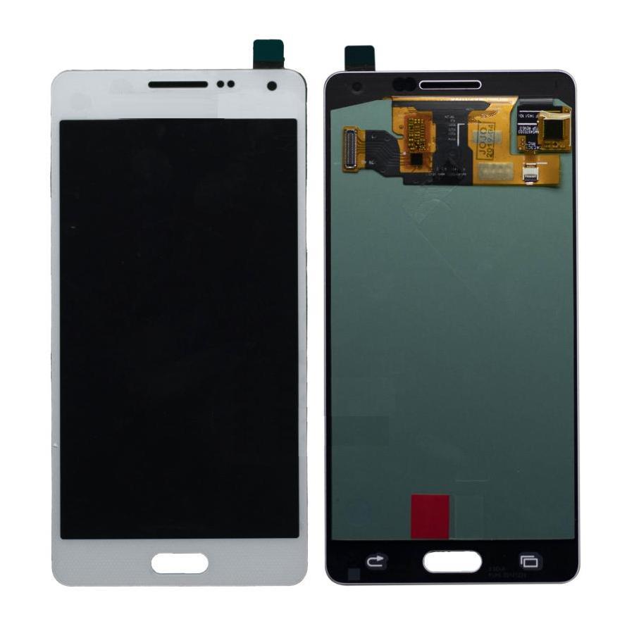 LCD with Touch Screen for Samsung Galaxy A5 SM-A500G - White by Maxbhi.com