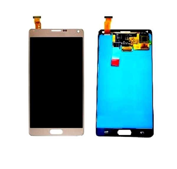 LCD with Touch Screen for Samsung Galaxy Note 4 - CDMA - Gold by Maxbhi.com