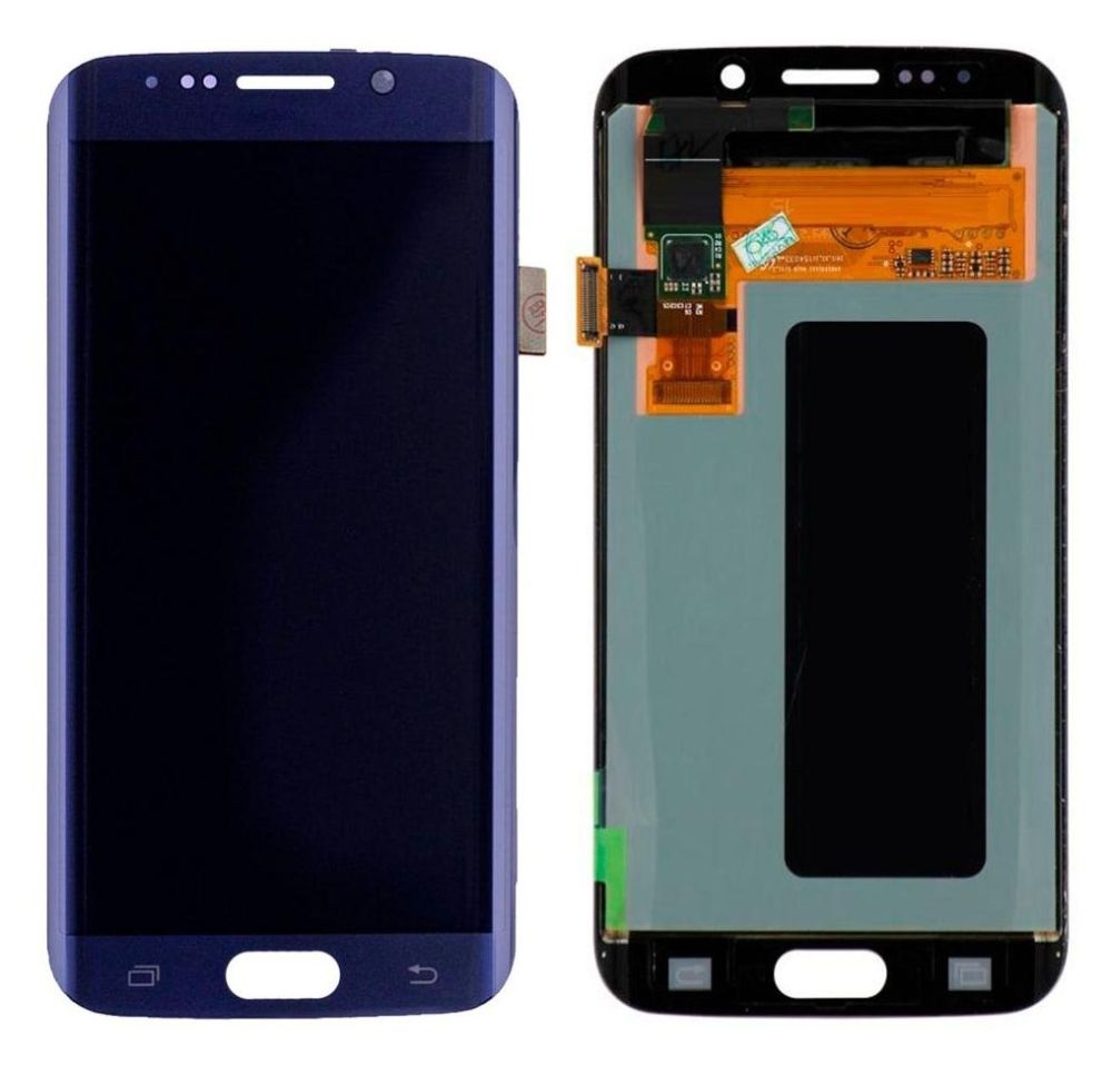 LCD with Touch Screen for Samsung Galaxy S6 Edge - Black by Maxbhi.com